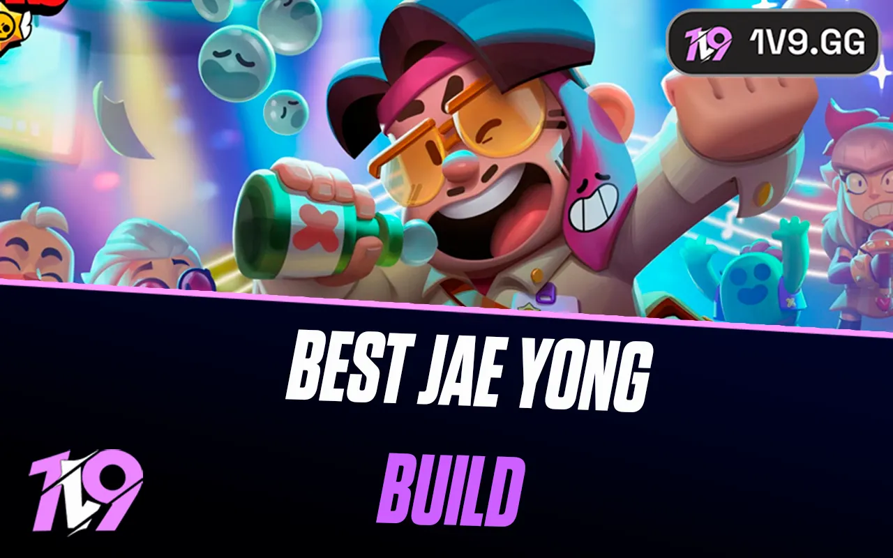 Best Jae-Yong Build In Brawl Stars | 1v9