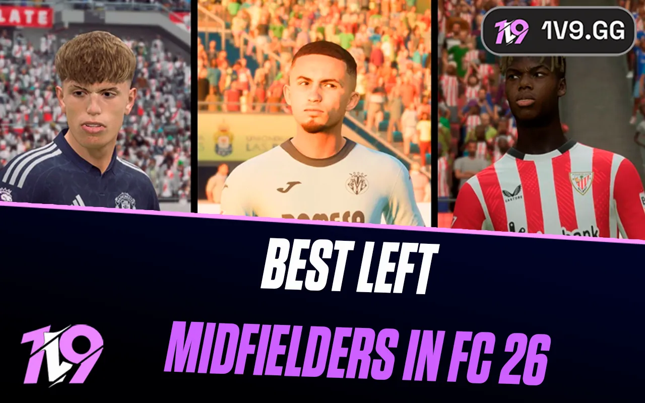 10 Best Left Midfielders In EA FC 26 | 1v9
