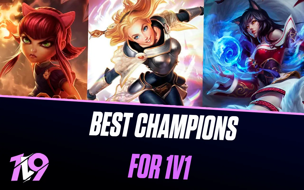 10 Best League of Legends Champions For 1v1 | 1v9