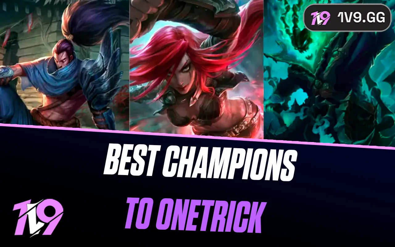 Best LoL Champions to One Trick in 2026 | 1v9