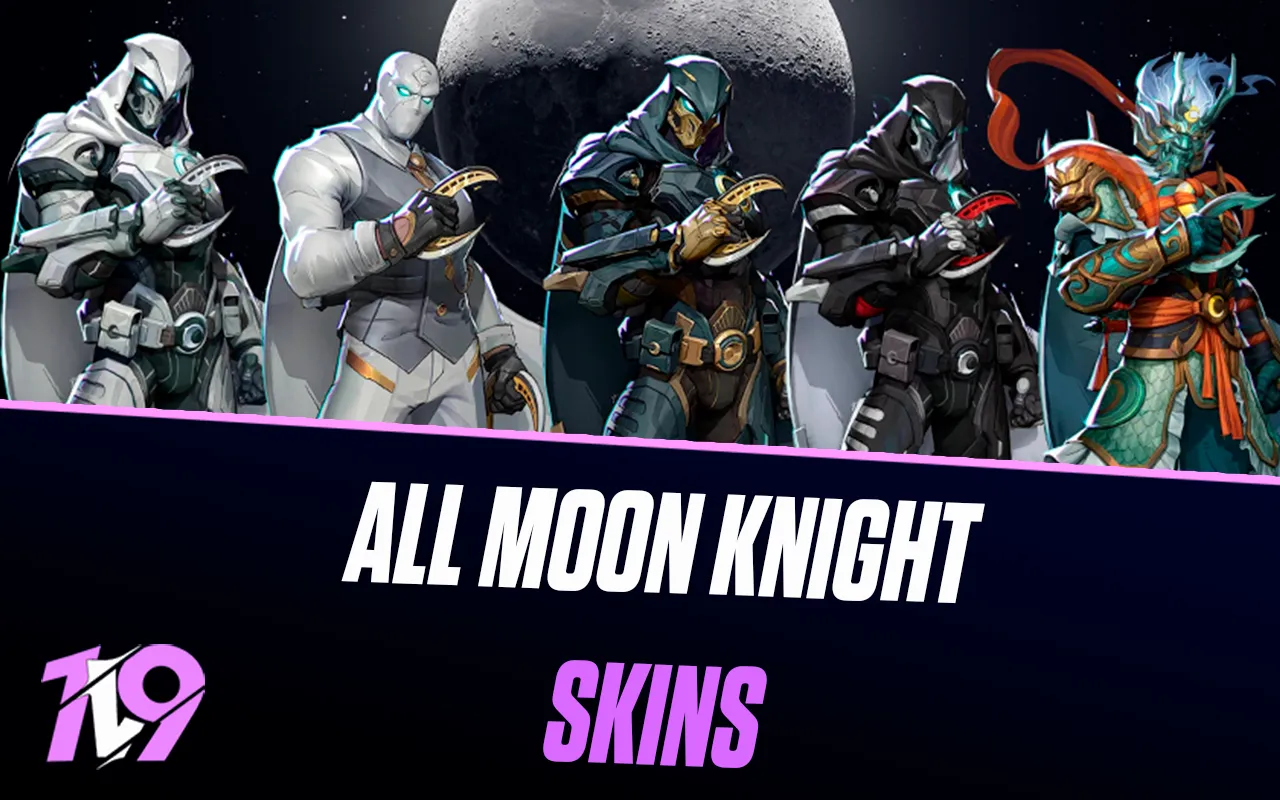 All Moon Knight Skins In Marvel Rivals | 1v9