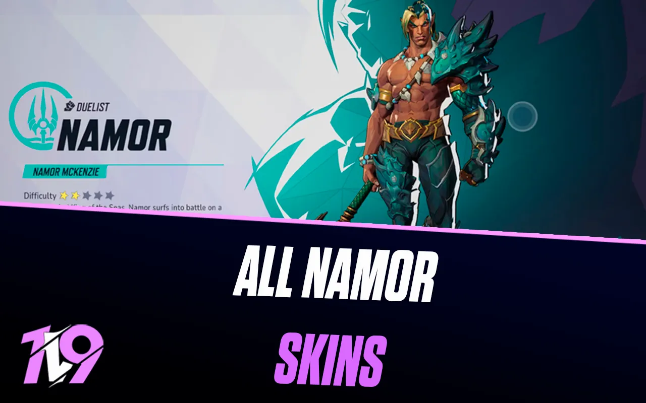 All Namor Skins In Marvel Rivals | 1v9