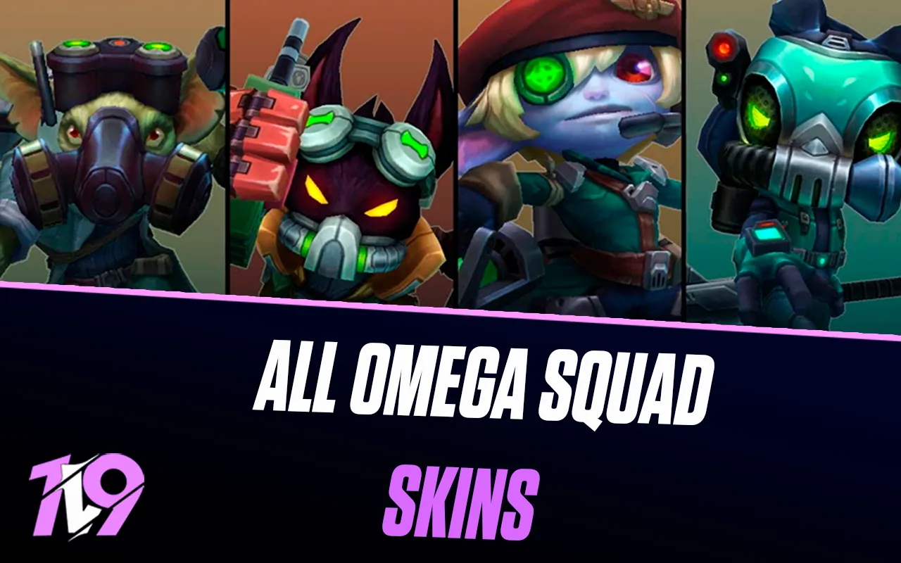 All Omega Squad Skins In League of Legends | 1v9