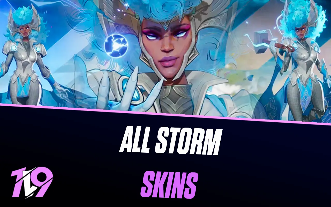 All Storm Skins In Marvel Rivals | 1v9