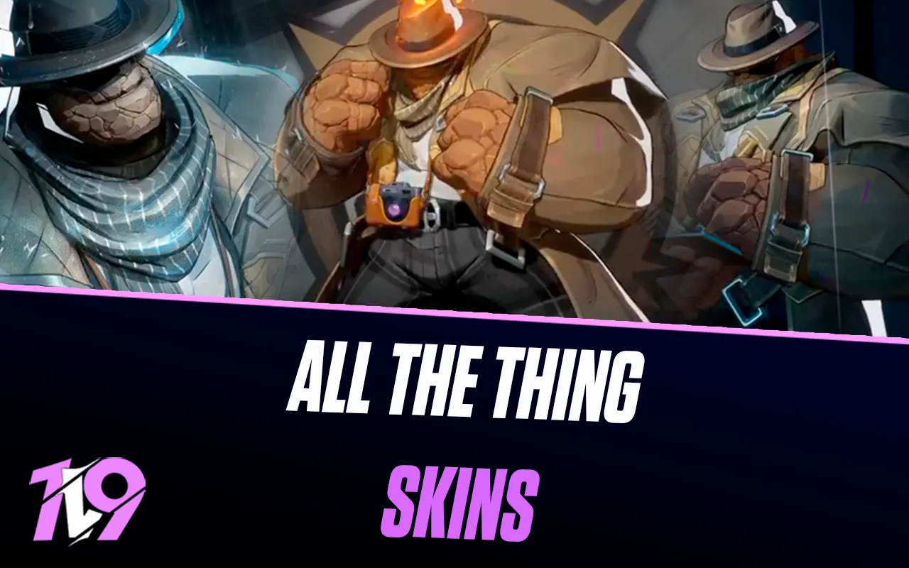 All The Thing Skins In Marvel Rivals | 1v9