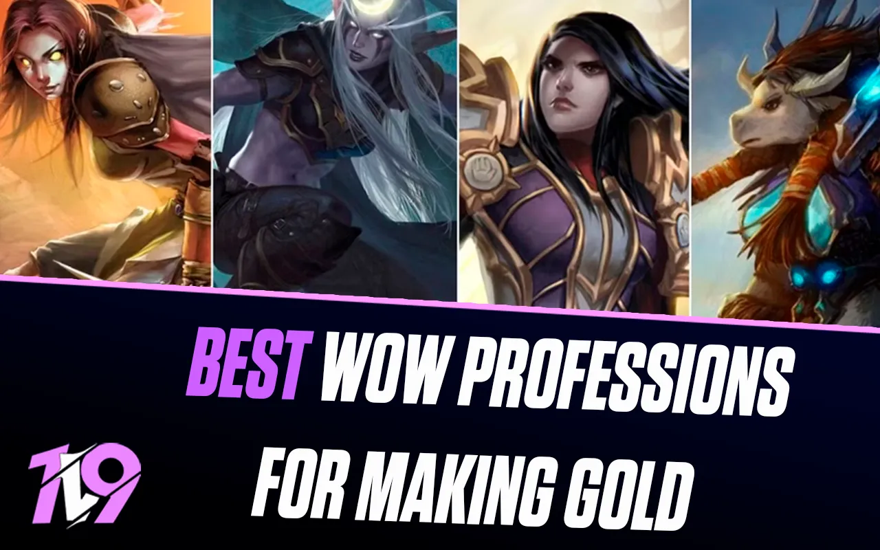 10 Best World of Warcraft Professions For Making Gold | 1v9