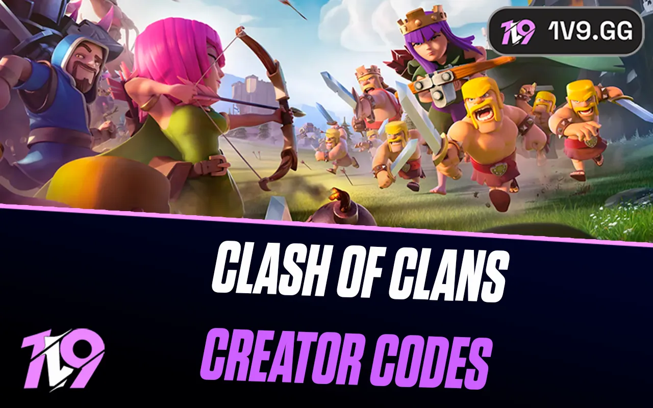 Clash of Clans Creator Codes | 1v9