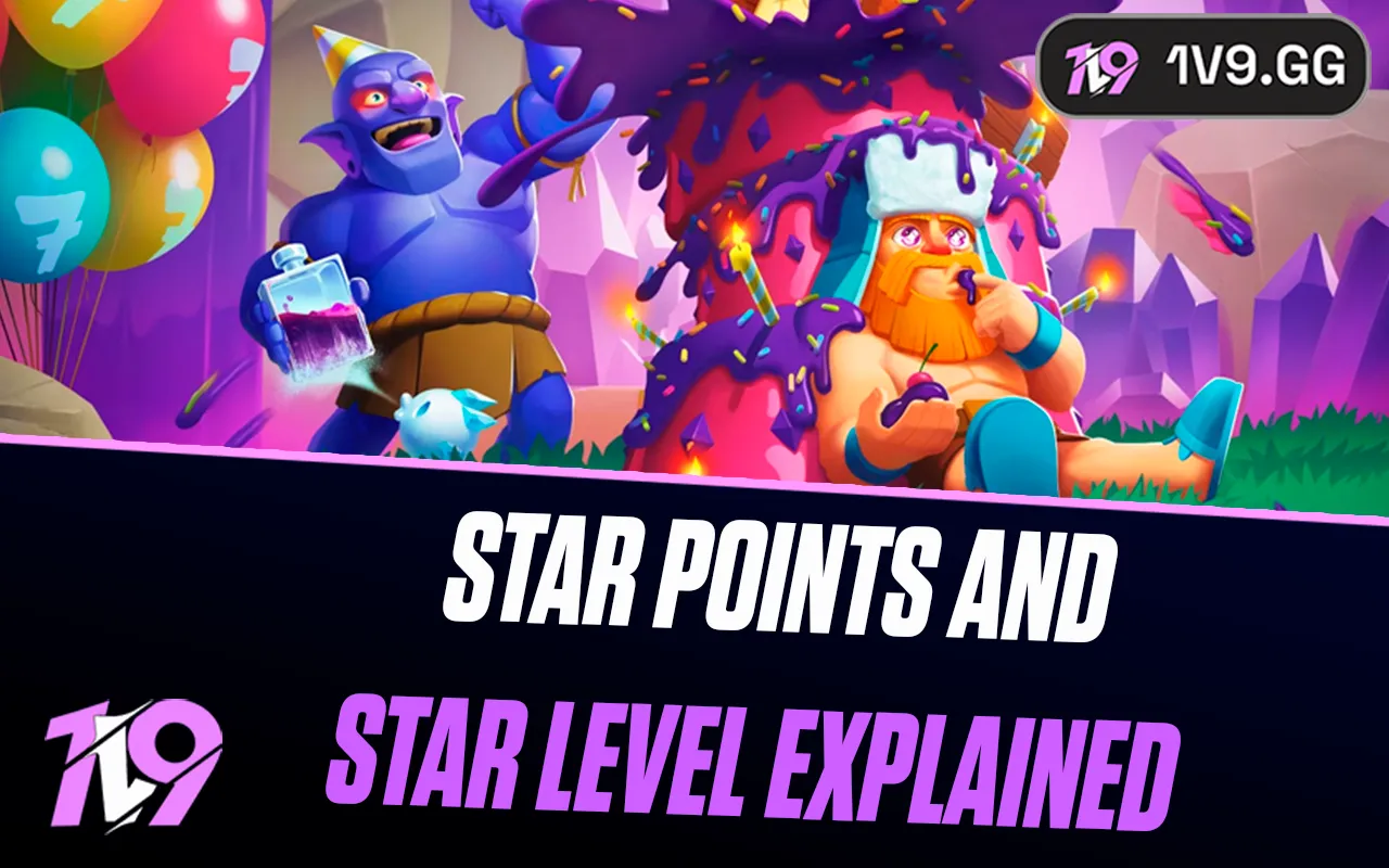 Clash Royale Star Points and Star Levels Explained | 1v9