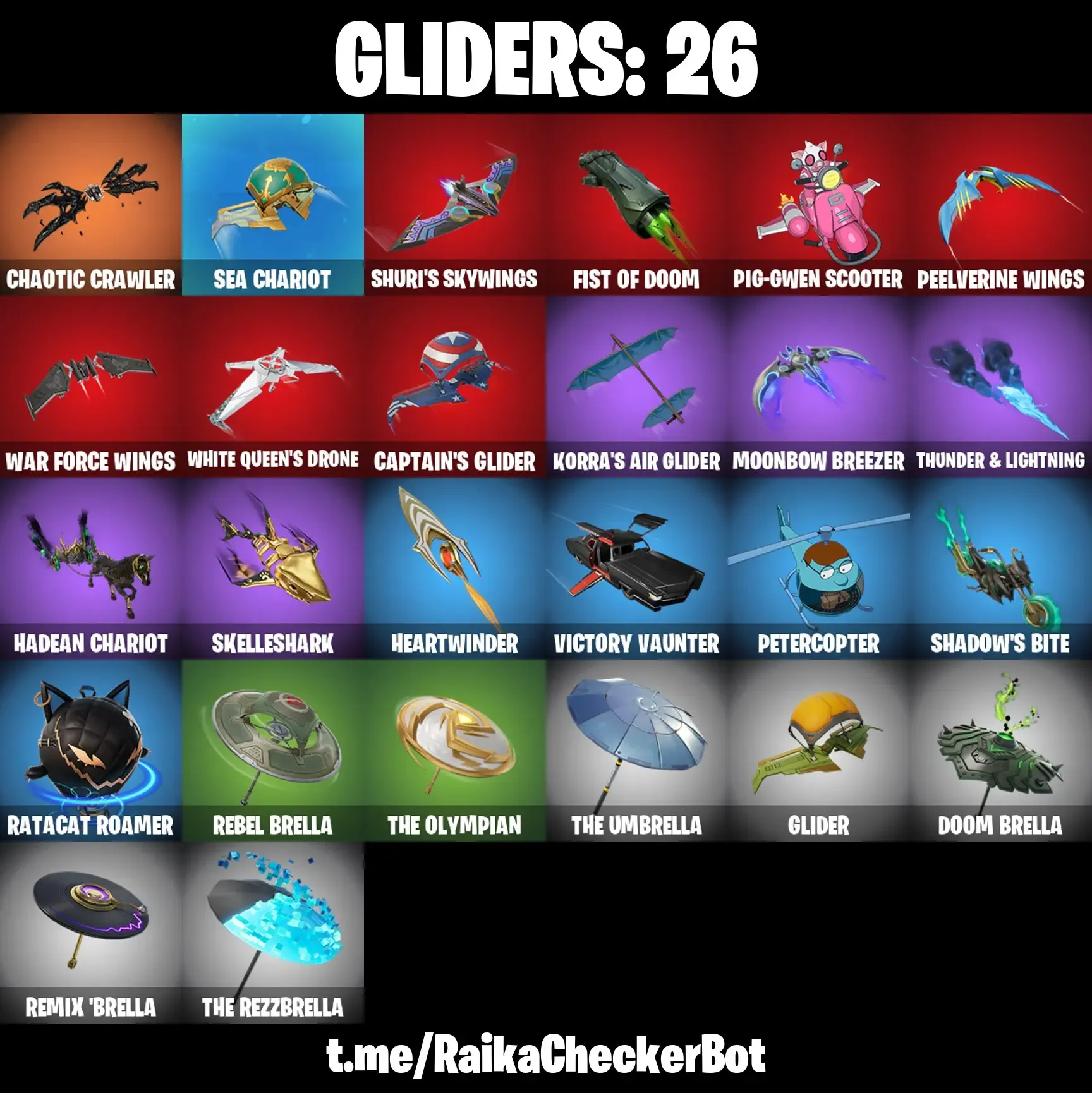 [PC/PSN/XBOX] 29 skins | Hades | Zeus | Poseidon | Chewbacca | Emma ...