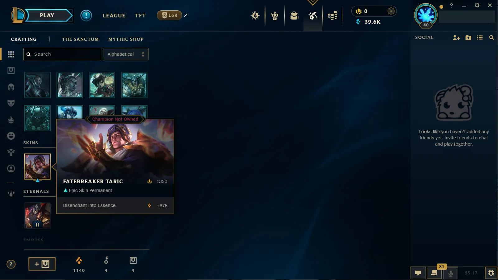 🌍 EUW 🔒 Handlevel ⚡ Diamond II (66 LP) WR:75% 🔥 +28LP Gains 💰 BE: 39695 ...