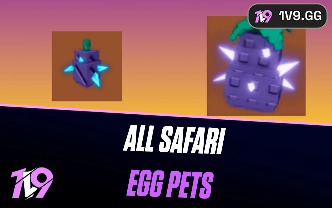 All Safari Egg Pets in Grow a Garden | 1v9