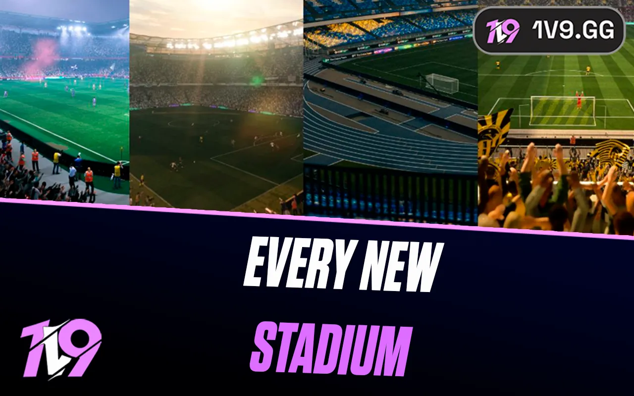 All New Stadiums In FC 26 | 1v9