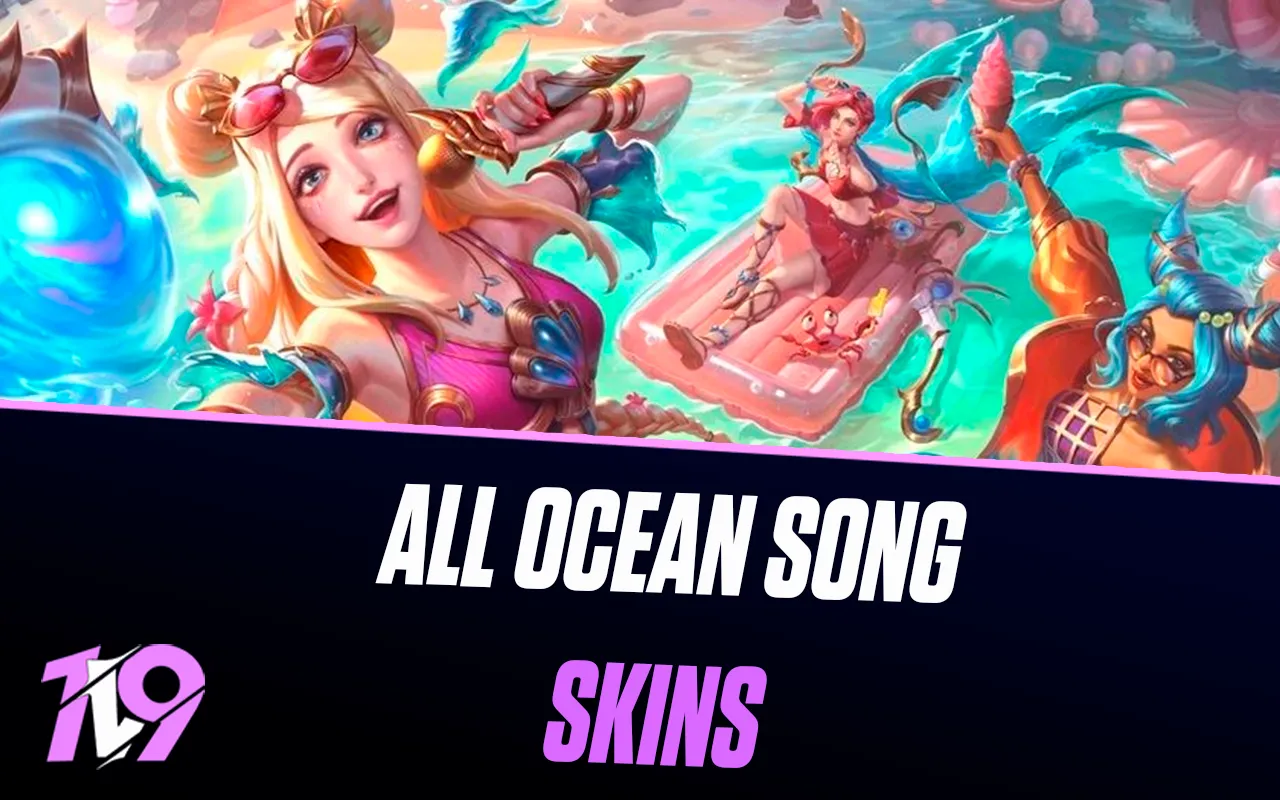 All Ocean Song Skins In League of Legends, Ranked | 1v9