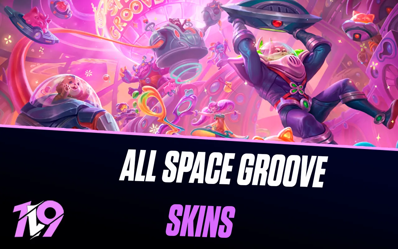 All Space Groove Skins In League of Legends | 1v9