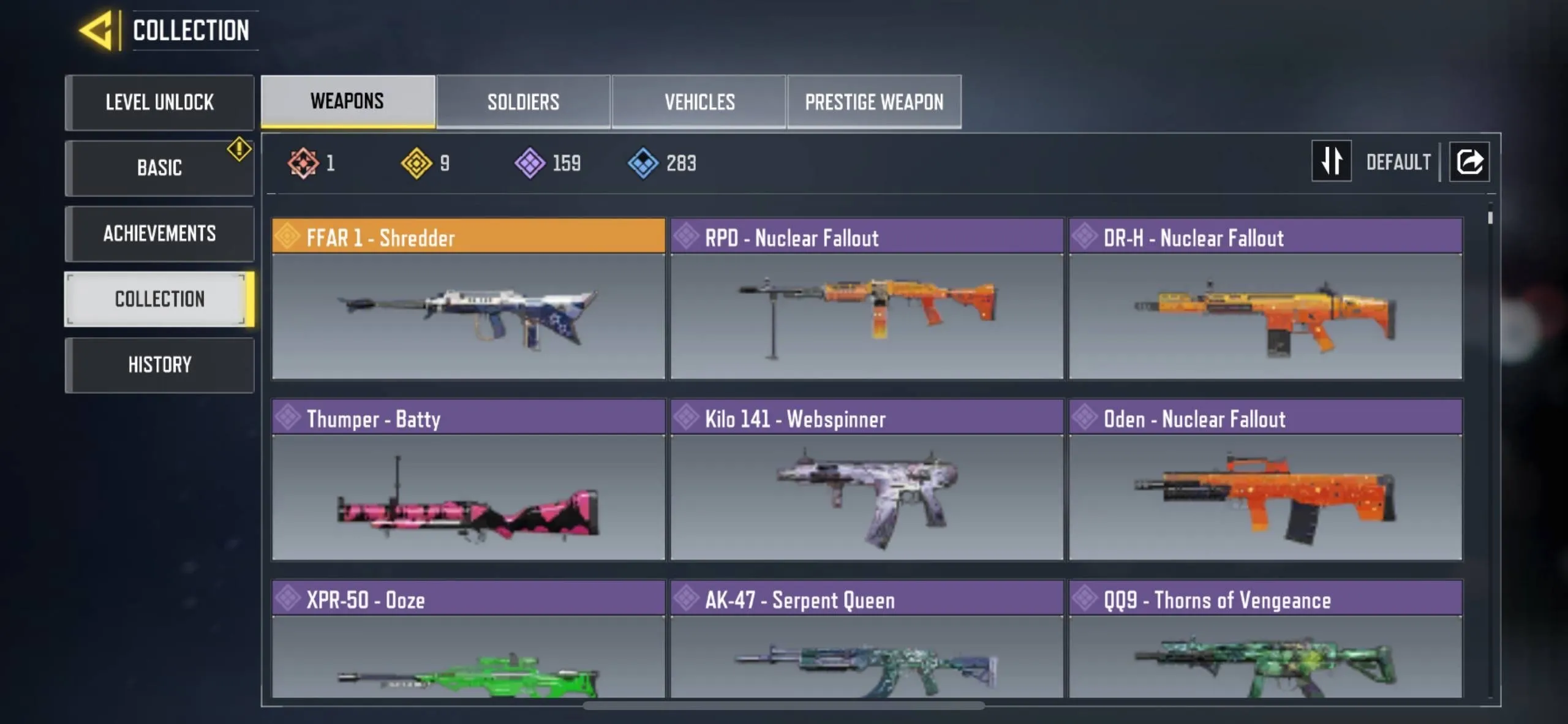 CODM80 High Level 224 Indian Account with Freedom Gundam, Lava Remix ...