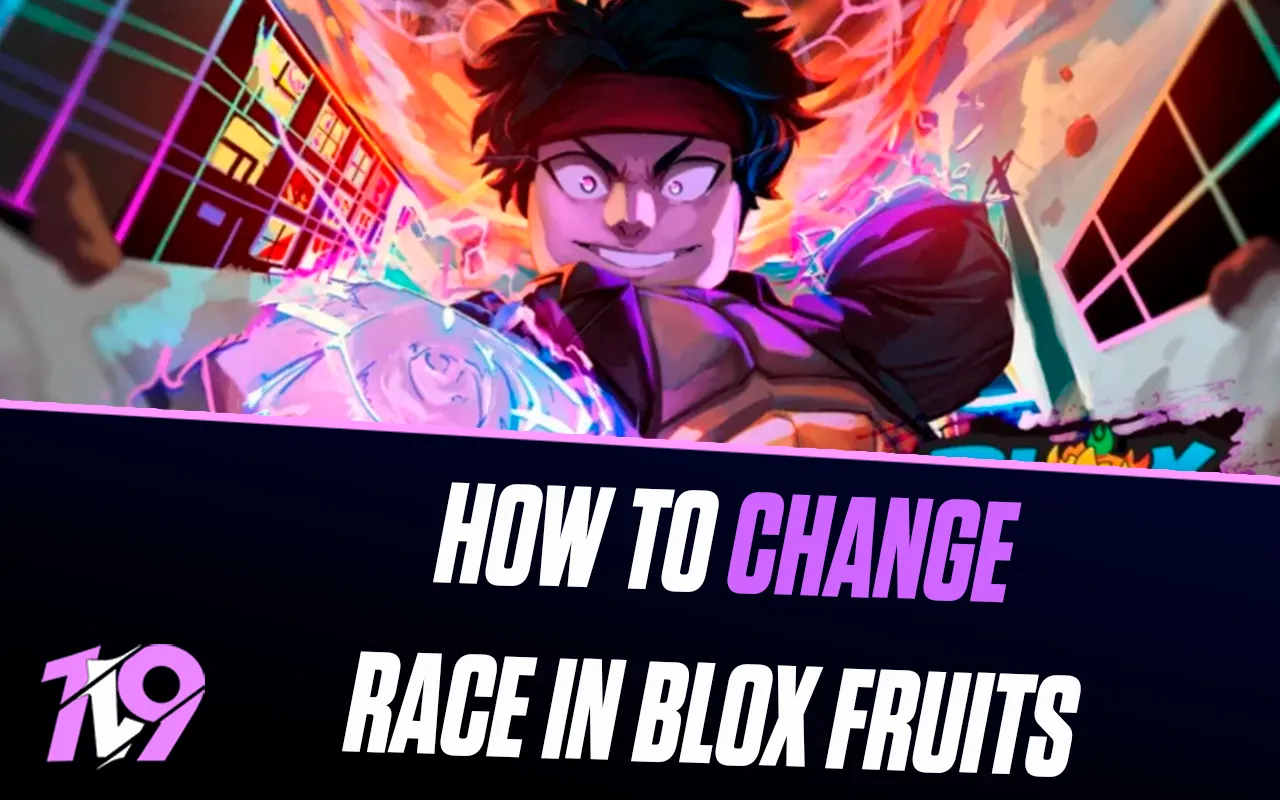How to Change Your Race In Blox Fruits | 1v9