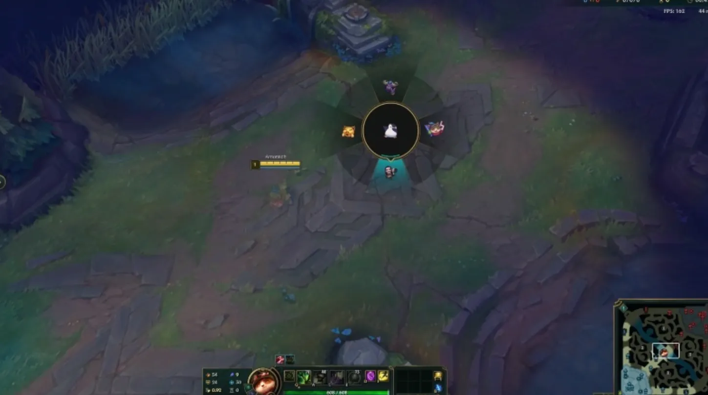 How To Use Emotes in League of Legends | 1v9