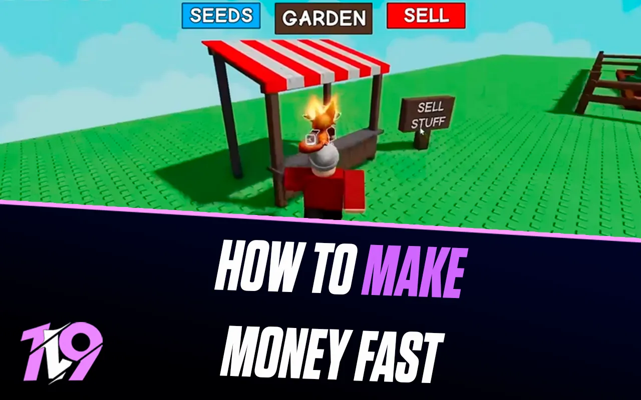 How To Make Money Fast In Grow a Garden | 1v9