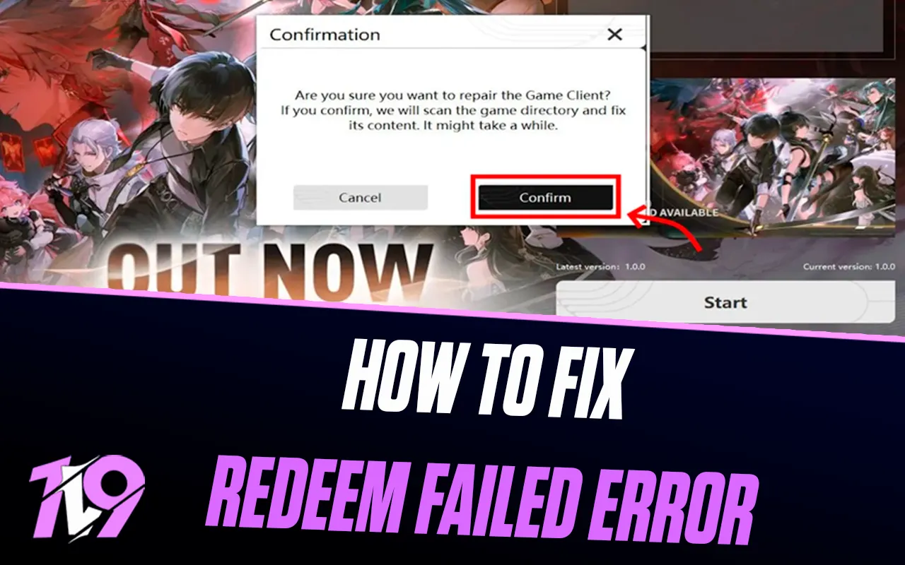 How To Fix Redeem Failed Error In Wuthering Waves | 1v9