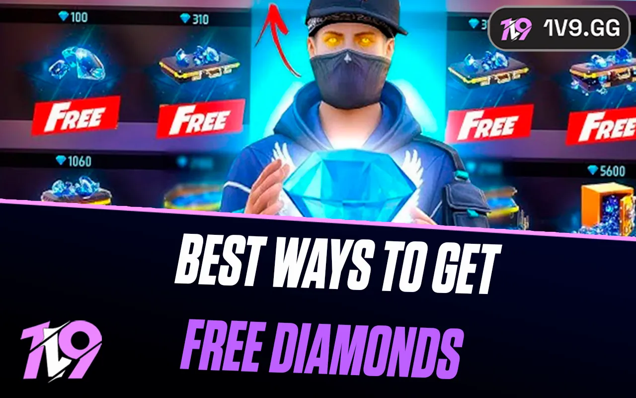 Best Ways To Get Free Diamonds in Free Fire | 1v9
