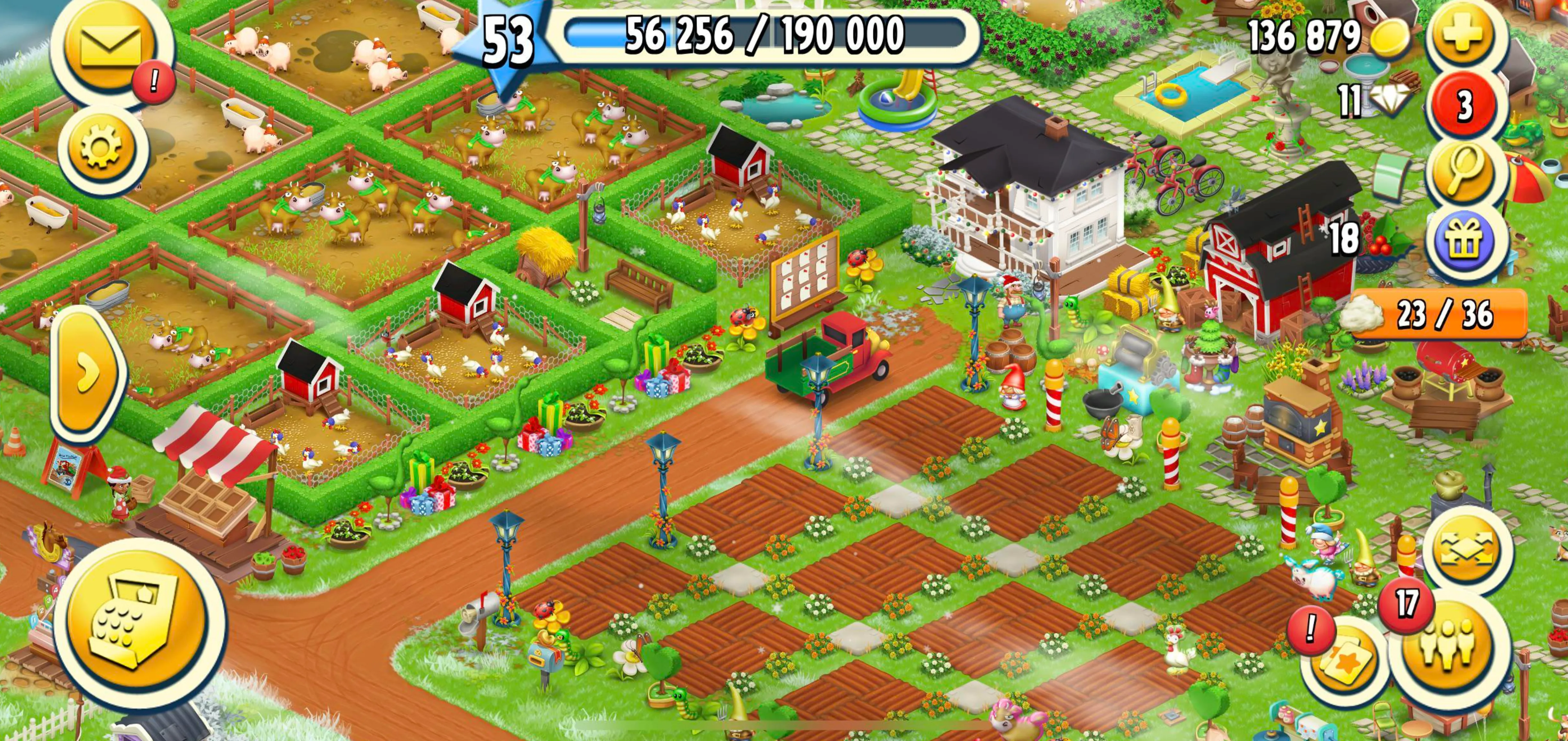 How To Level Up Fast In Hay Day | 1v9