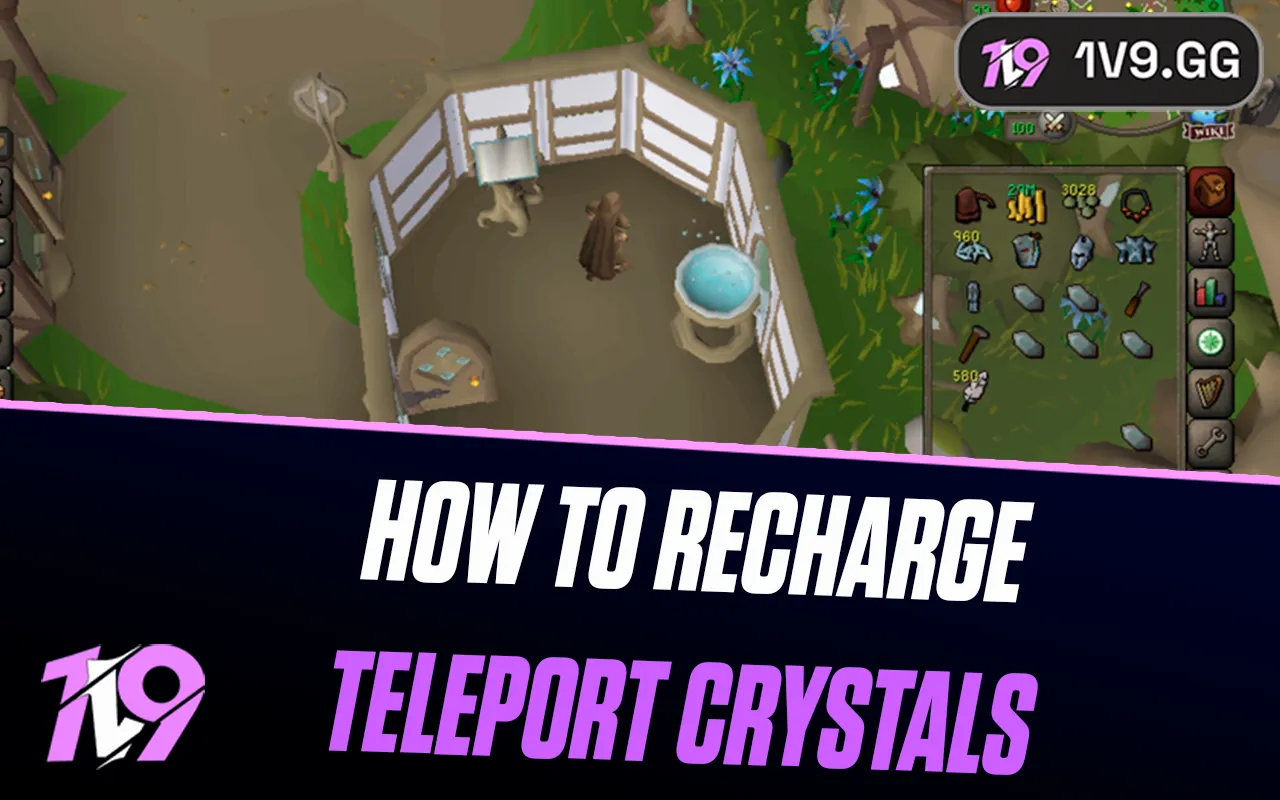 How To Recharge Teleport Crystals In OSRS | 1v9