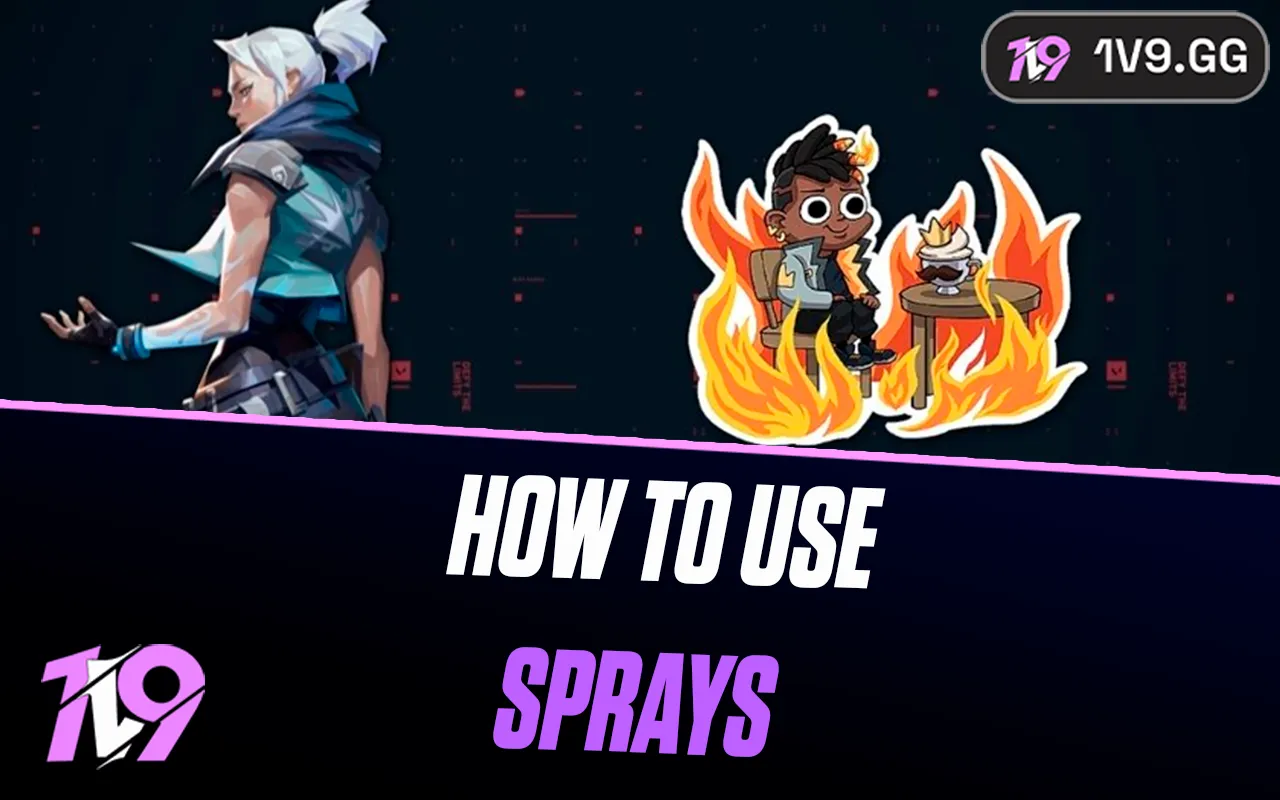 How To Use Sprays in Valorant | 1v9