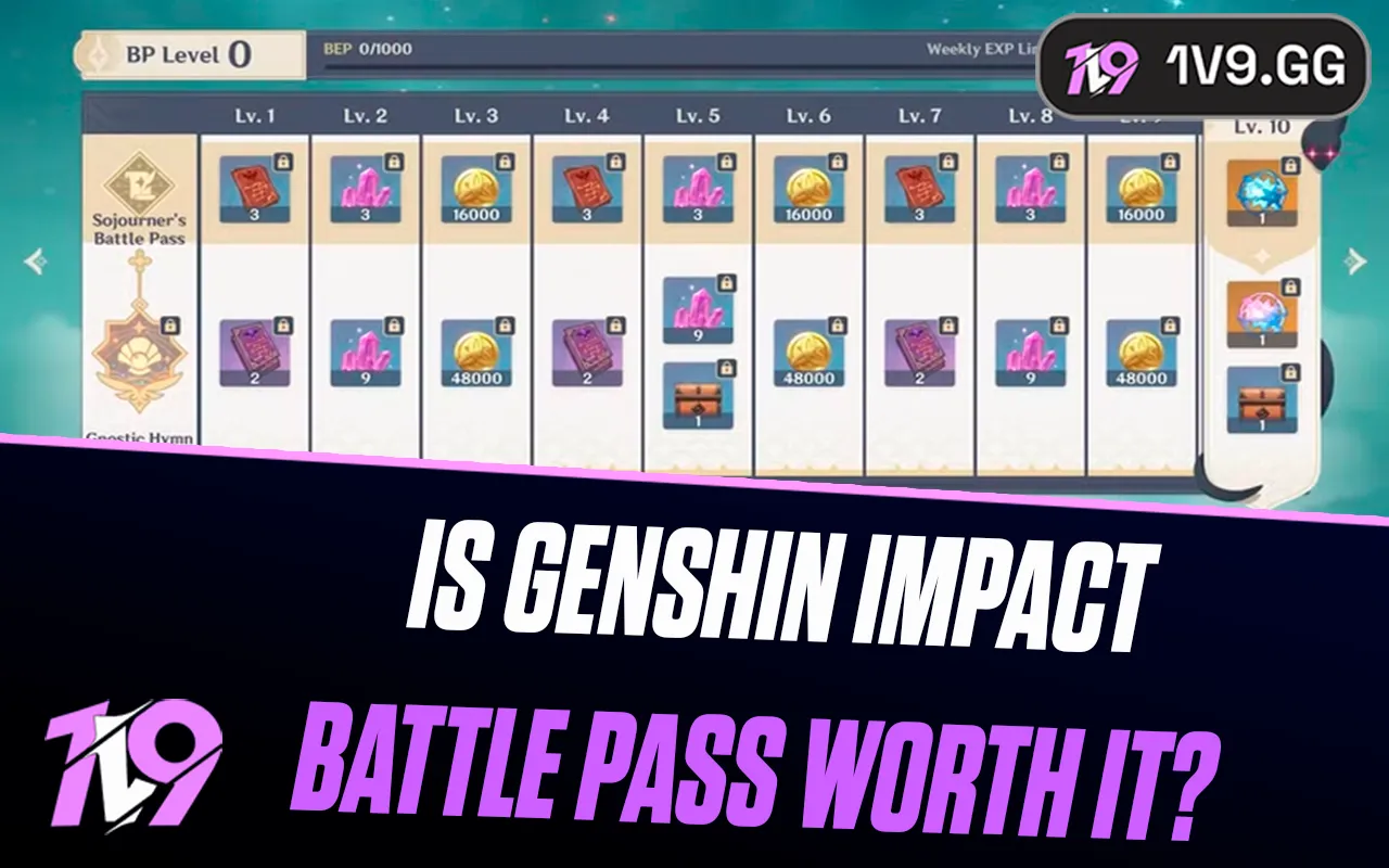 Is Genshin Impact Battle Pass Worth It? | 1v9