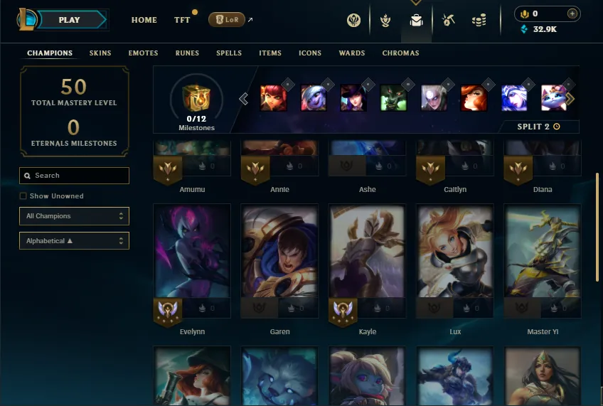 Emerald IV EUNE Smurf ⭐ New Split Placements done ️ Unverified Email ️ UNOPENED LOOT ...