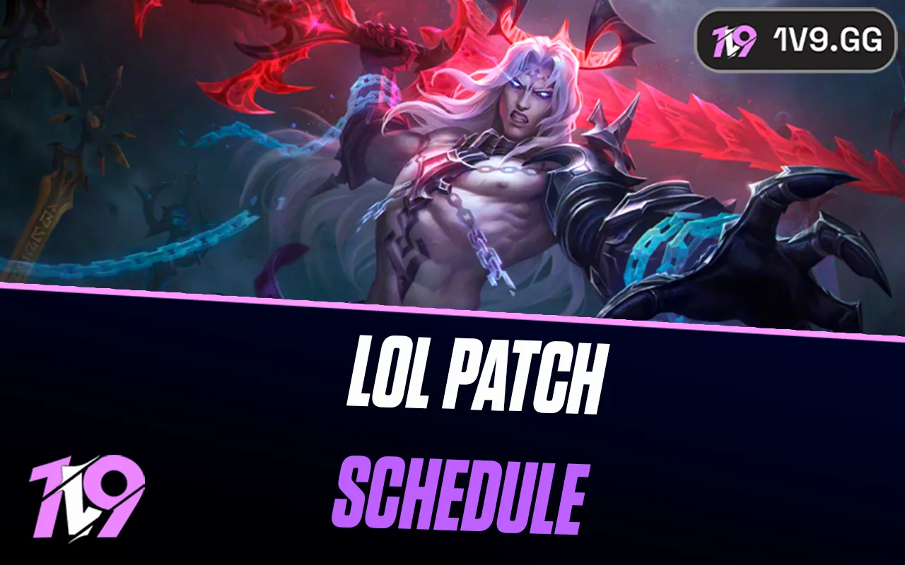 Complete League of Legends Patch Schedule for 2026 | 1v9
