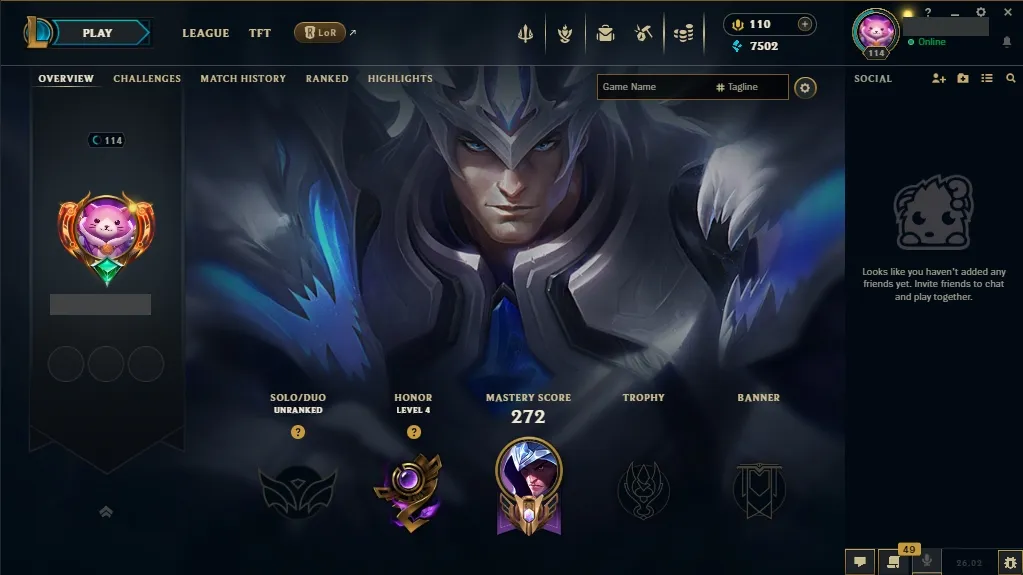 [EUW] 66 Champions 24 Skins Level 114 7502 BE 110 RP Delivery in ...
