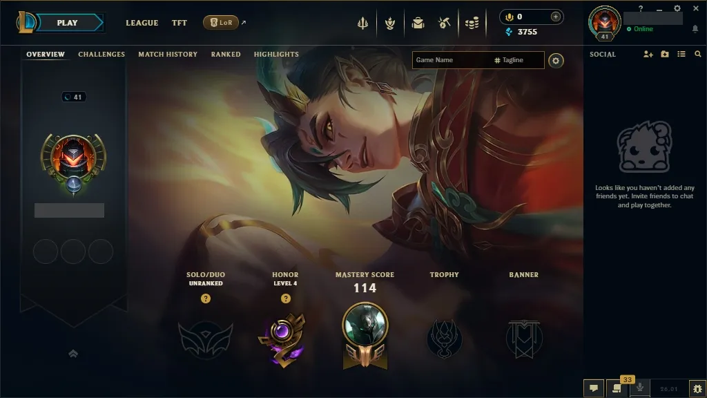 [NA] ⭐ 66 Champions 殺 4 Skins Level 41 3755 BE Free Fast Delivery | 1v9