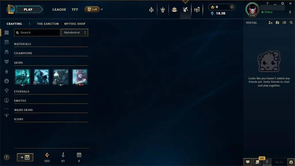[EUW] ☑️ 95 Champions 20 Skins Level 112 18304 BE Instant Delivery ...