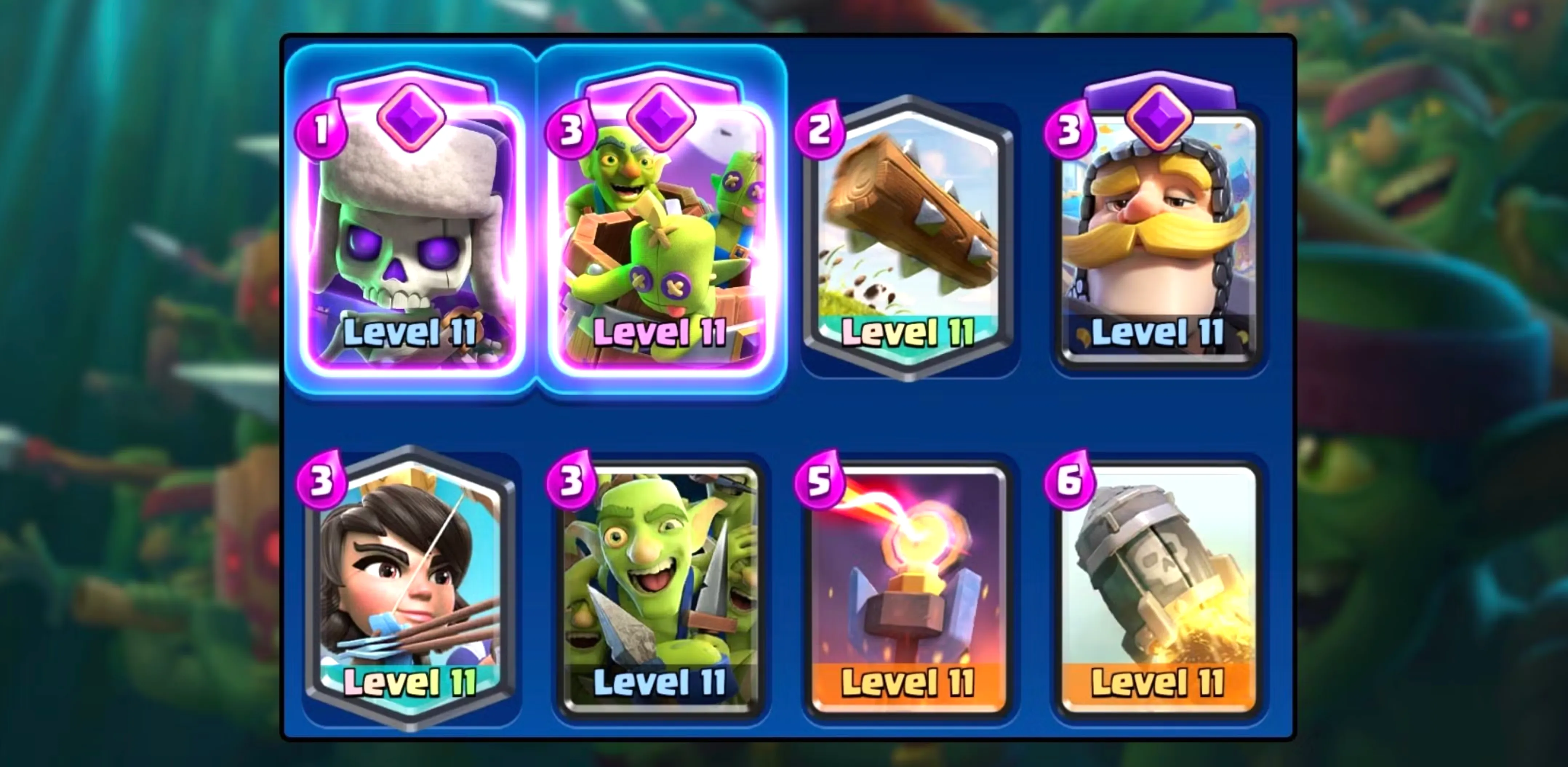 Best Log Bait Decks In Clash Royale | 1v9