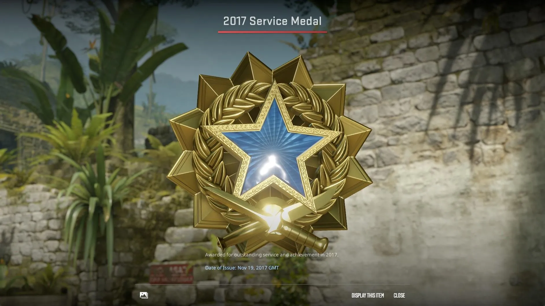CS210 Prime enabled | 10 Years of Service, 10 Medals, Green and Blue ...