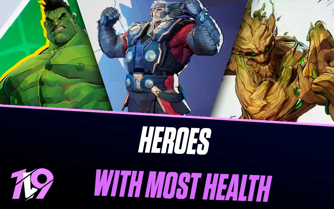 10 Marvel Rivals Characters With The Most Health | 1v9