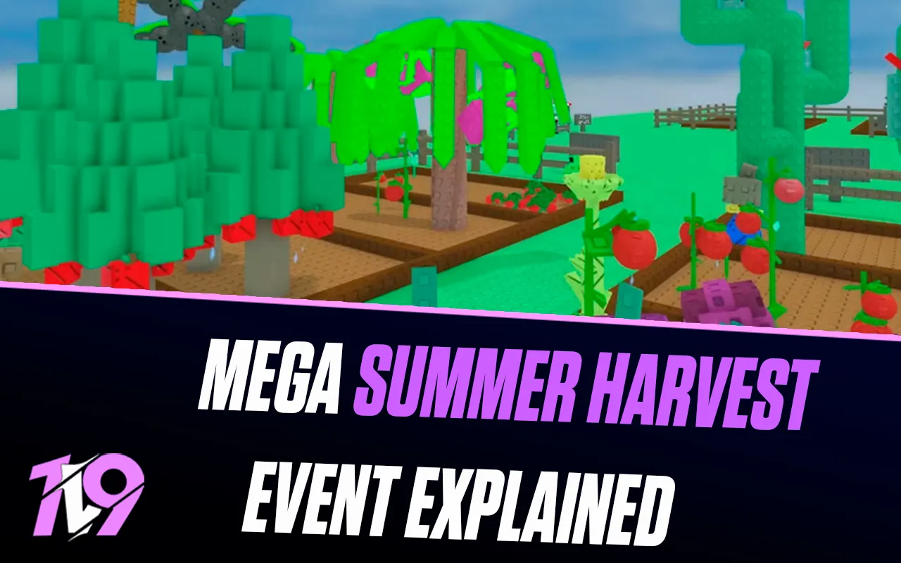Mega Summer Harvest Event And Rewards In Grow a Garden Explained | 1v9