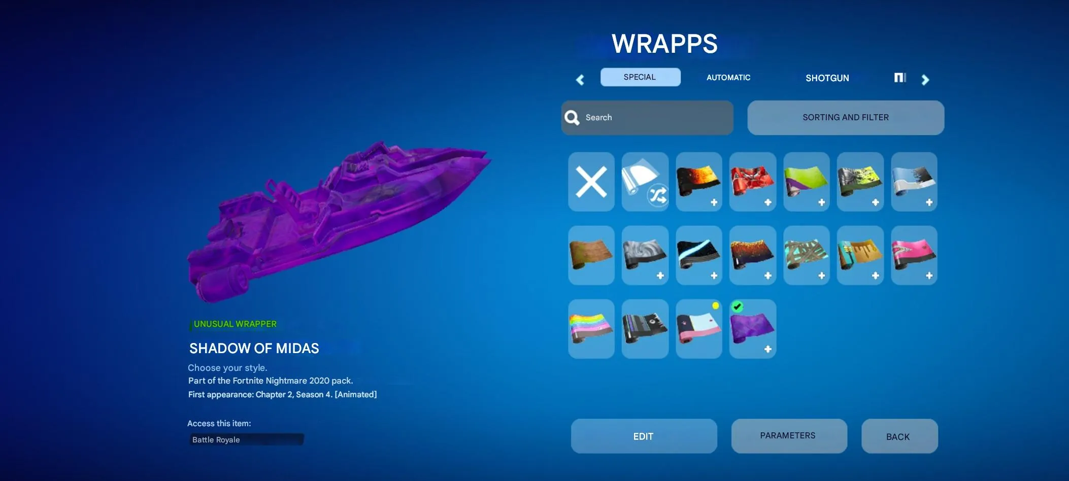 F1047 Marvel Skins Collection, Legendary Skins, Ice Raven, Groot Axes ...