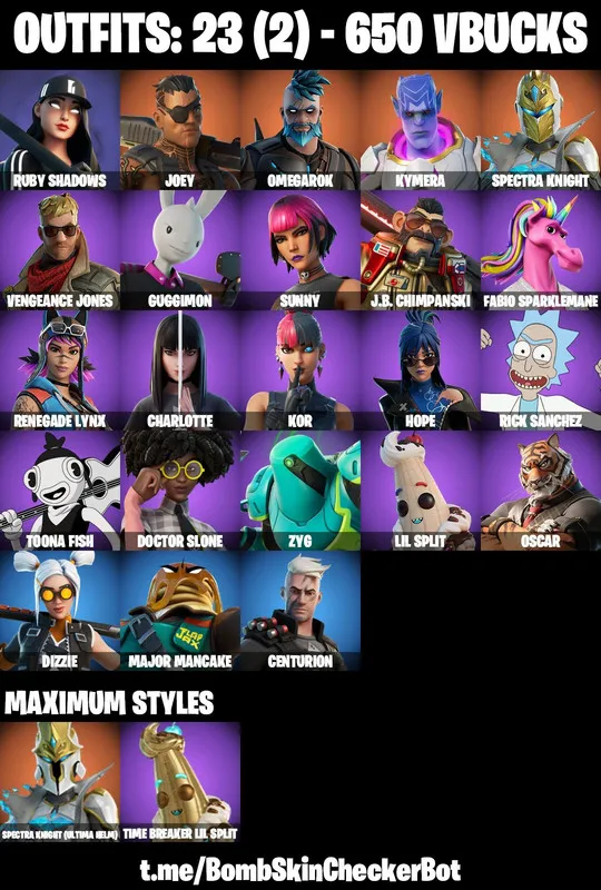 23 Skins |PC/PSN/XBOX| Spectra Knight (Ultima Helm) | Time Breaker Lil ...