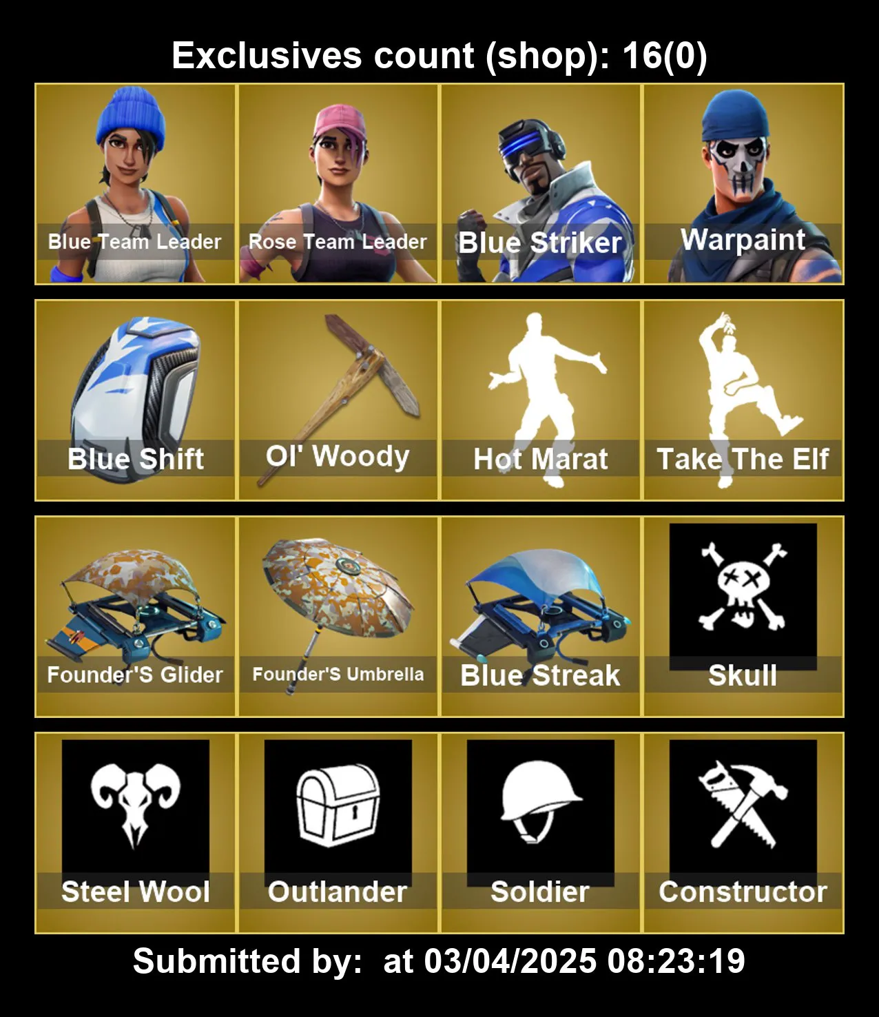 [PC/PS4-5/XBOX] 35 Skins | OG STW | Blue Team Leader | Lynx | Hybrid ...