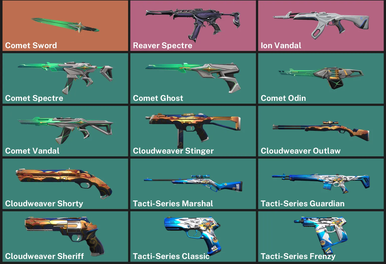 🌏AP 🎮 RANKED READY 🔪 Comet Sword ⚡ Reaver Spectre Ion Vandal Comet ...