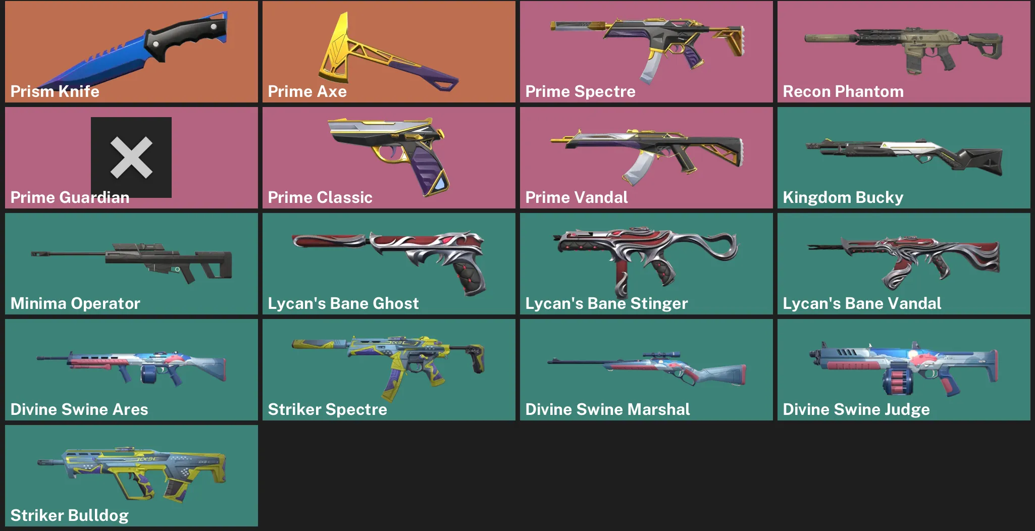 🌎NA 🎮 RANKED READY 🔪 Prism Knife ⚡ Prime Axe ⚡ Prime Spectre 🎯 Recon ...